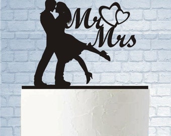 Mr mrs silhouette | Etsy