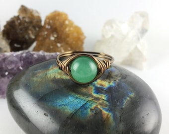 Natural stone ring | Etsy