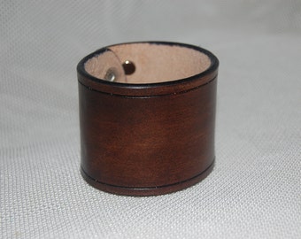 Leather cuff | Etsy