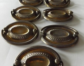 Oval drawer pulls | Etsy