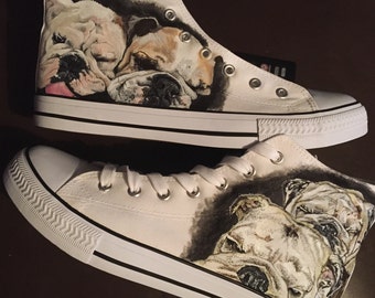 Customised converse | Etsy
