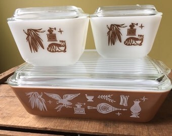 Pyrex early american | Etsy
