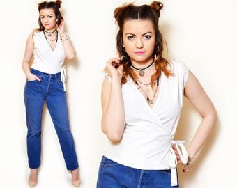 Deep cleavage tops | Etsy