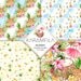 Tropical Paper Watercolor Floral Seamless Patterns Summer