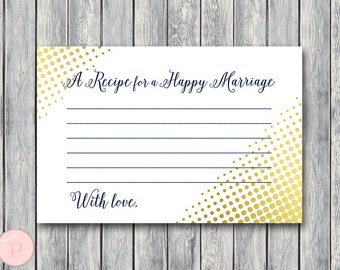 Recipe for marriage | Etsy