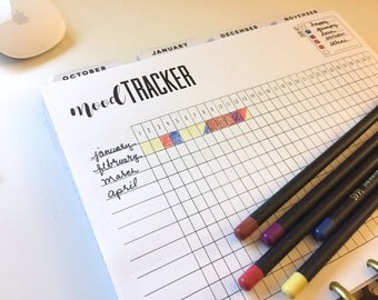 Mood chart | Etsy