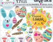Cliparts Digital Papers & Cute Graphics by TheHappyGraphics