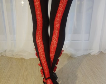 Black stockings | Etsy