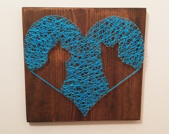 Cat string art | Etsy