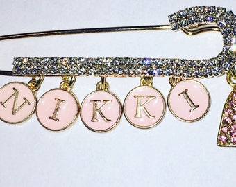 Beautiful baby pin. Stroller pin. Diaper bag pin. Onesie