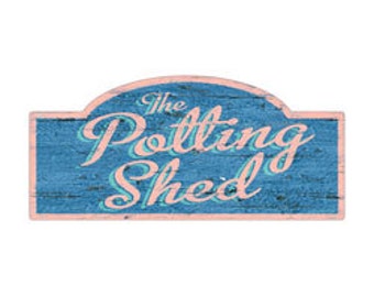 Potting shed sign | Etsy