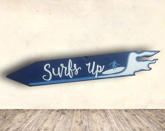 GONE SURFING SIGN Surf Sign Surfing Sign Vintage style Gone