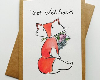 Cute get well soon | Etsy