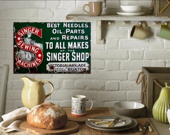 Vintage enamel sign | Etsy