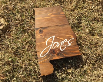 Alabama wood sign | Etsy