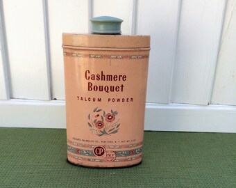 Talcum powder tin | Etsy