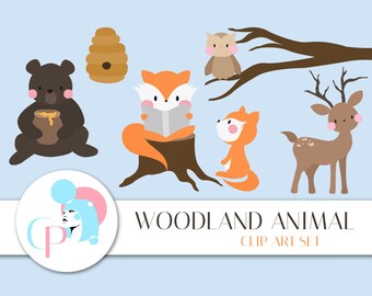 Forest clip art | Etsy