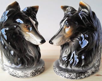 Dog bookends | Etsy