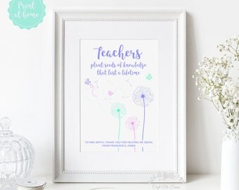 Teachers plant seeds | Etsy