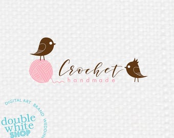 Crochet logo design | Etsy