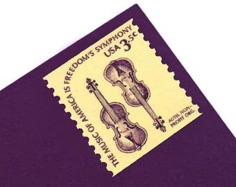 Violin stamp | Etsy