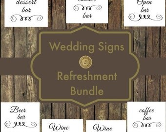 Refreshment sign | Etsy