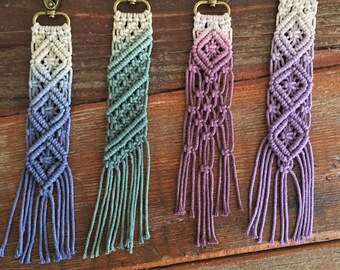 Boho keychain | Etsy