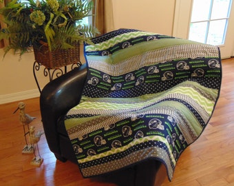 Seahawks quilt | Etsy