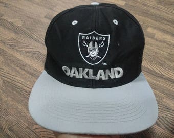 Oakland raiders hat | Etsy