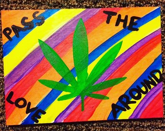 Pot leaf decals | Etsy