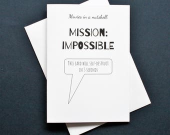 Mission impossible | Etsy