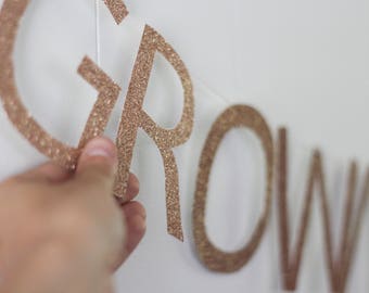 Glitter letters | Etsy