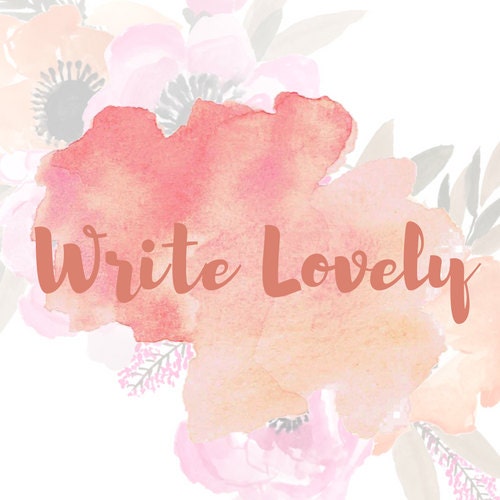 Handmade Clipart and Wall Art Printables by WriteLovely on Etsy