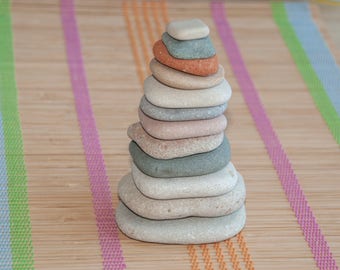 Flat beach stones | Etsy