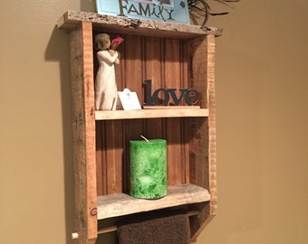 Barn board shelf | Etsy