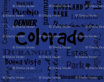 Colorado fabric | Etsy