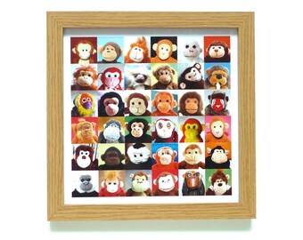 Monkey picture frame | Etsy