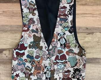 Teddy bear vest | Etsy