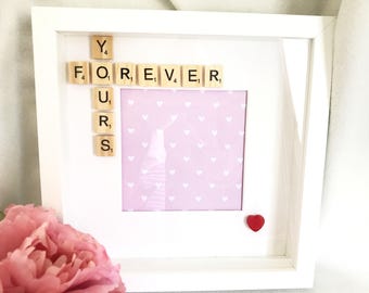 Scrabble frame | Etsy