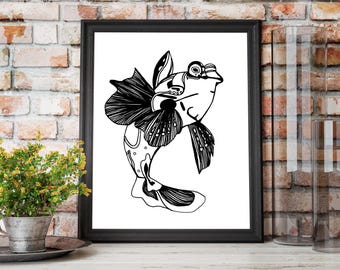 Mandarin fish | Etsy