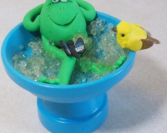Polymer clay frog | Etsy