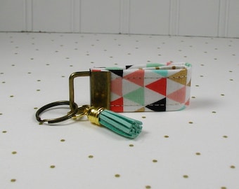 Triangle keychain | Etsy