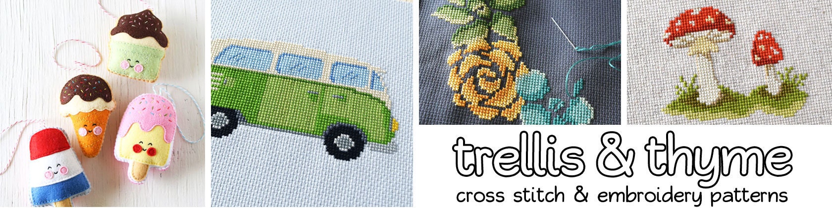 trellis & thyme patterns by sosaecaetano on Etsy