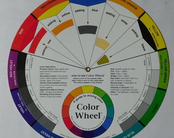The original Analogous COLOR WHEEL Hal Reed Art Supplies