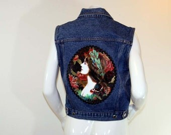 Vest back patch | Etsy