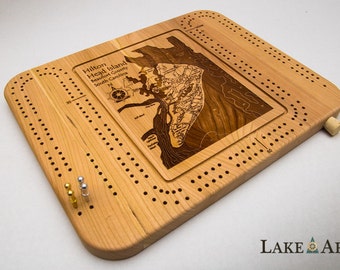 Cribbage board table | Etsy