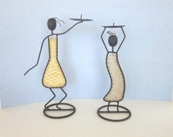 Metal stick figures | Etsy