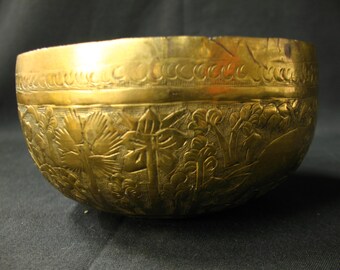 India brass vase | Etsy
