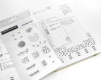 Planner Stamp Clear Stamp Set planNERD Perfect