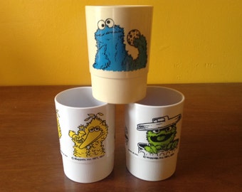 Cookie monster cups | Etsy